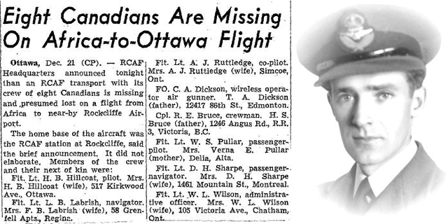 CHRISTMAS MYSTERY: A B17 Bomber from Ottawa loaded with Christmas cargo disappeared without a ...