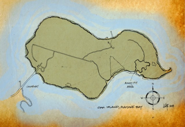 Oldest Map Of Oak Island