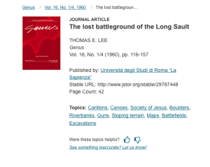 A LEGENDARY 17th CENTURY FORT SUBMERGED IN THE OTTAWA RIVER | OTTAWA REWIND