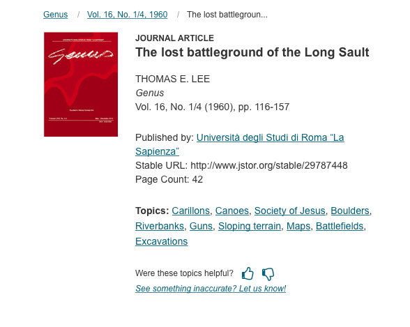A LEGENDARY 17th CENTURY FORT SUBMERGED IN THE OTTAWA RIVER | OTTAWA REWIND
